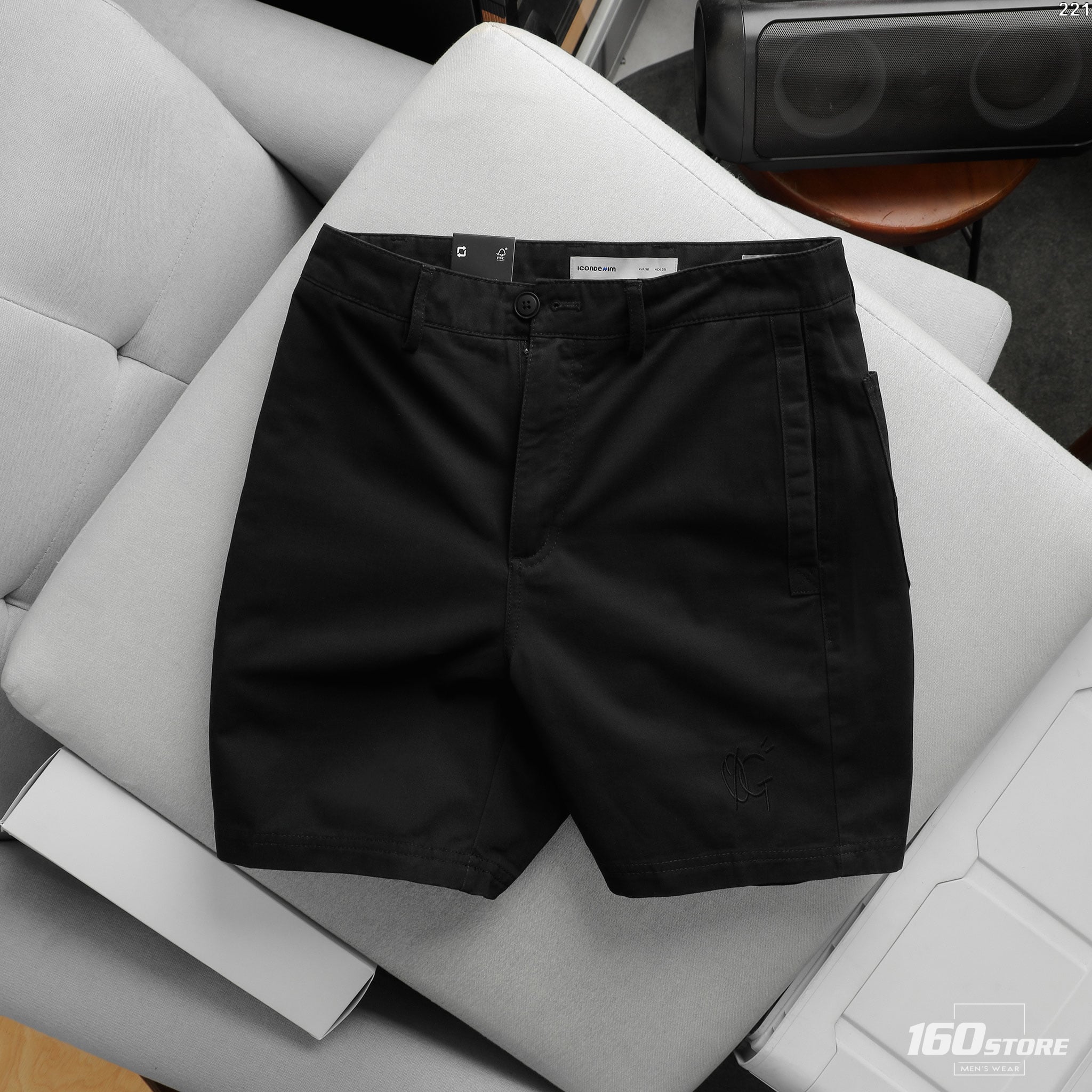 Quần Short Kaki Nam ICONDENIM Corduroy OG Form Regular