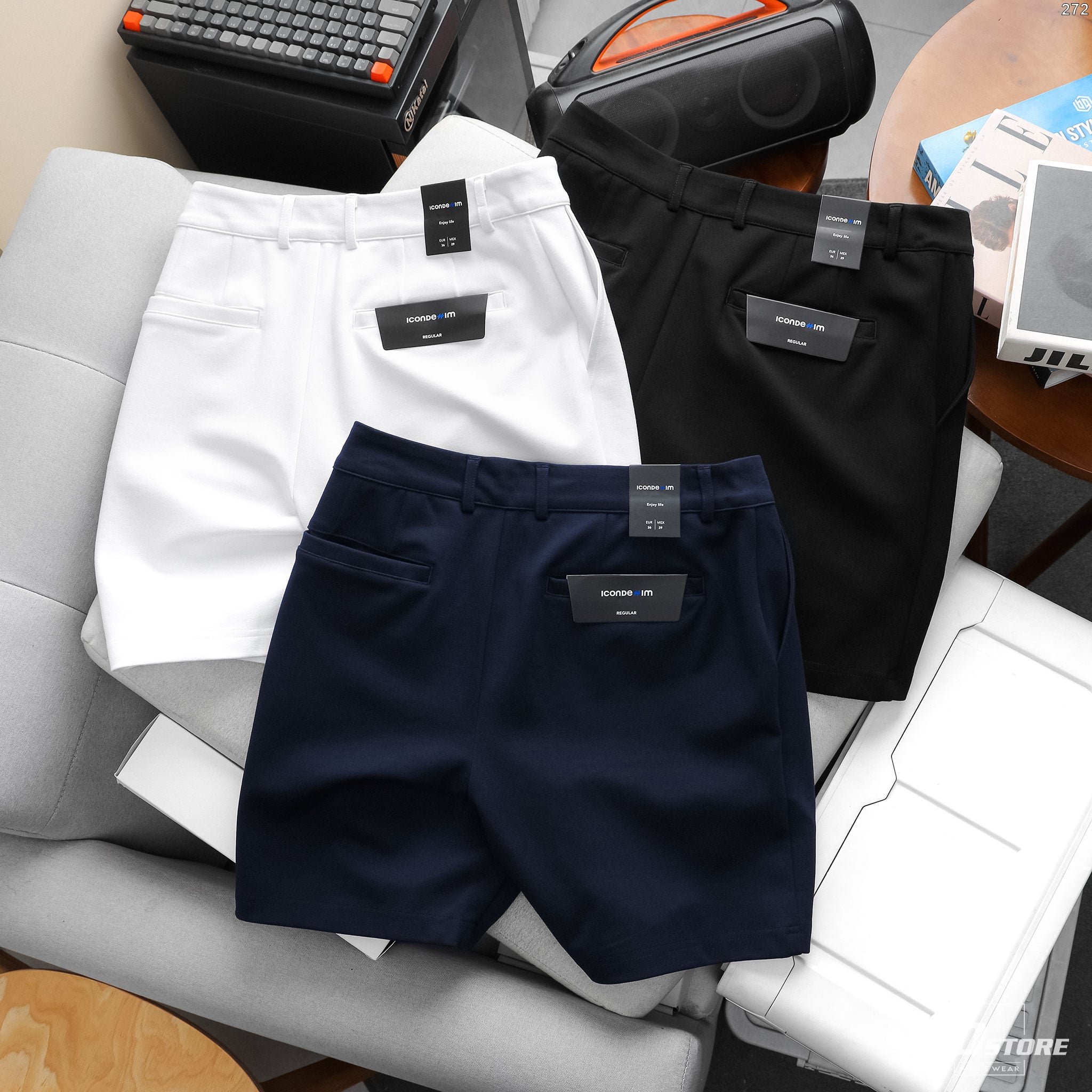 Quần Short Nam ICONDENIM Essential Stretch Pants