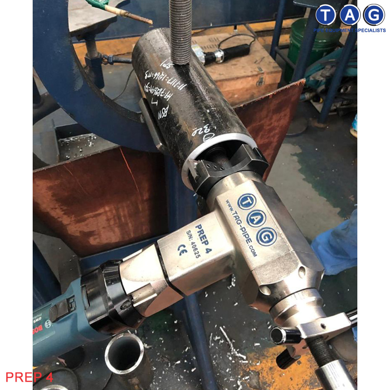 Máy vát mép ống thép di động TAG Prep 4 ID 23-112 mm – UNI GROUP ...