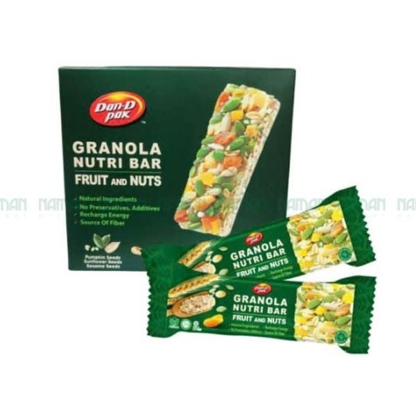Granola Nutri Bar Fruit & Nuts Dan D Pak 30Gx6 – Nam An Market