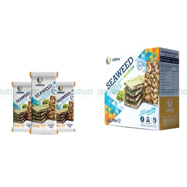 Seaweed Granola Bar Wasabi Taste Odeha 304G – Nam An Market