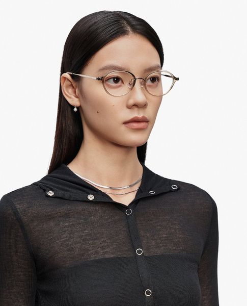MUJOSH - Gọng kính oval unisex cá tính