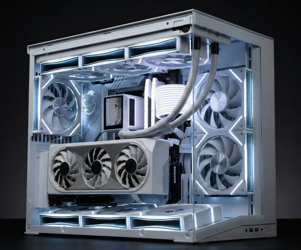 Case Lian Li O11 Dynamic Mini V2 White NEWCase Lian Li O11 Dynamic Mini ...