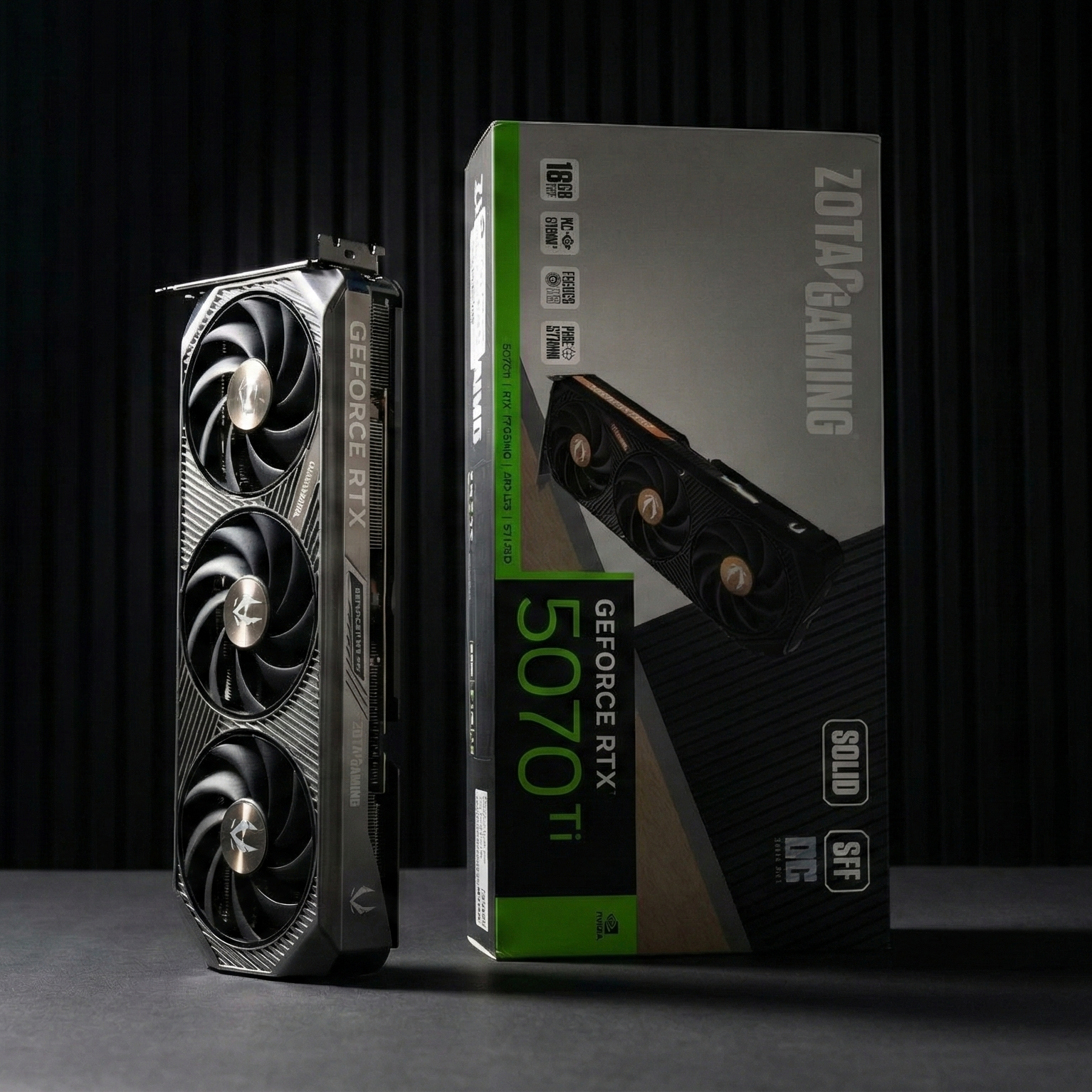 (NEW) VGA ZOTAC GAMING RTX 5070Ti 16G SOLID SFF OC GDDR7(NEW) VGA ZOTAC ...