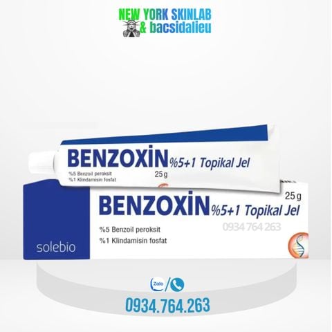 Benzac AC gel (30g) gel trị mụn 5% benzoyl peroxide & 2.5% Ấn Độ - chấm ...