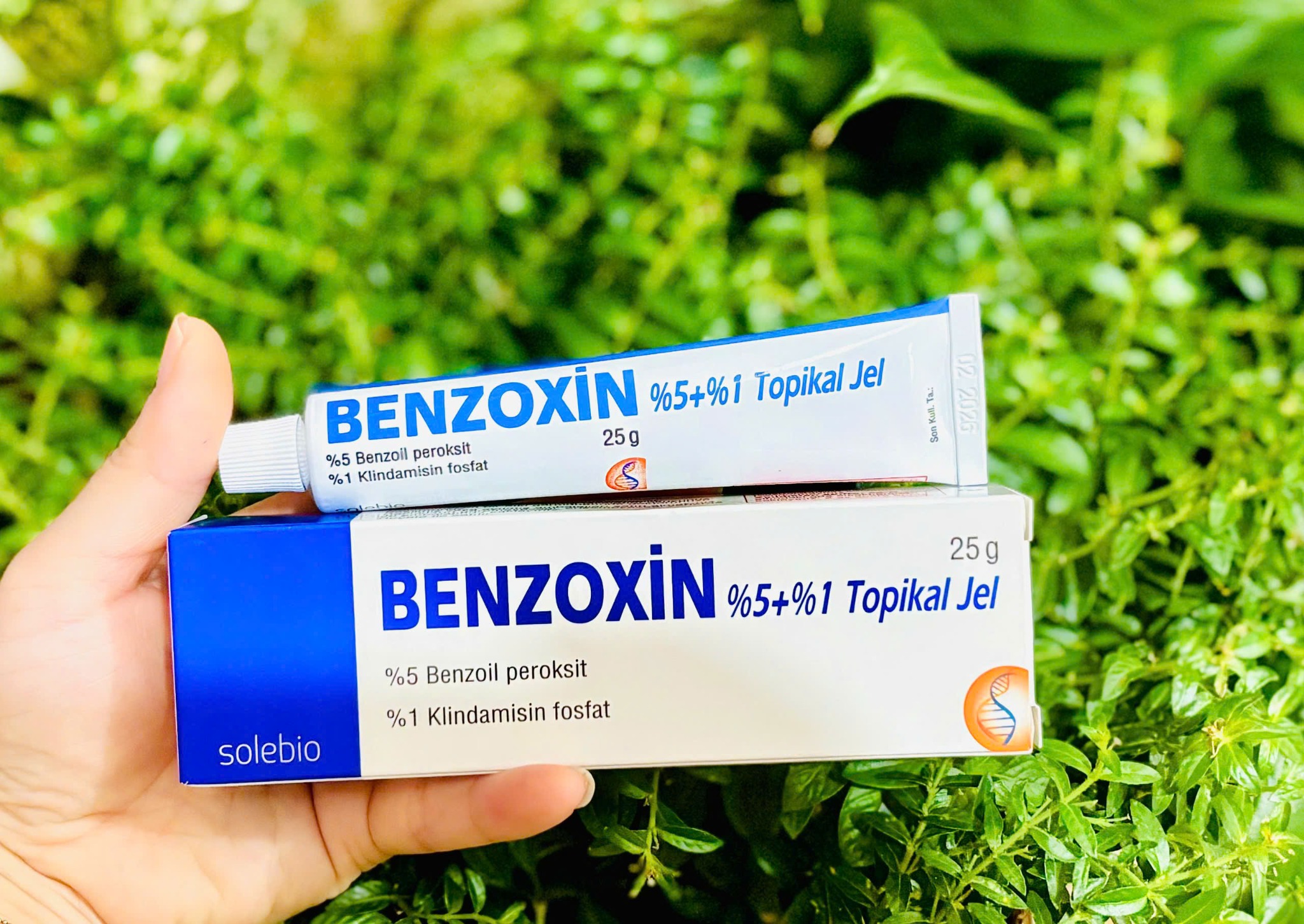Benzoxin Gel (25g) 5% Benzoyl Peroxide + 1% Clindamycin Topikal Jel ...
