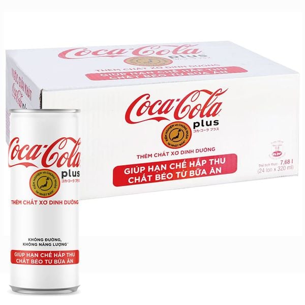 Nước giải khát có gas Coca Cola Plus thùng 24 lon x 330ml – Chuỗi Tạp ...