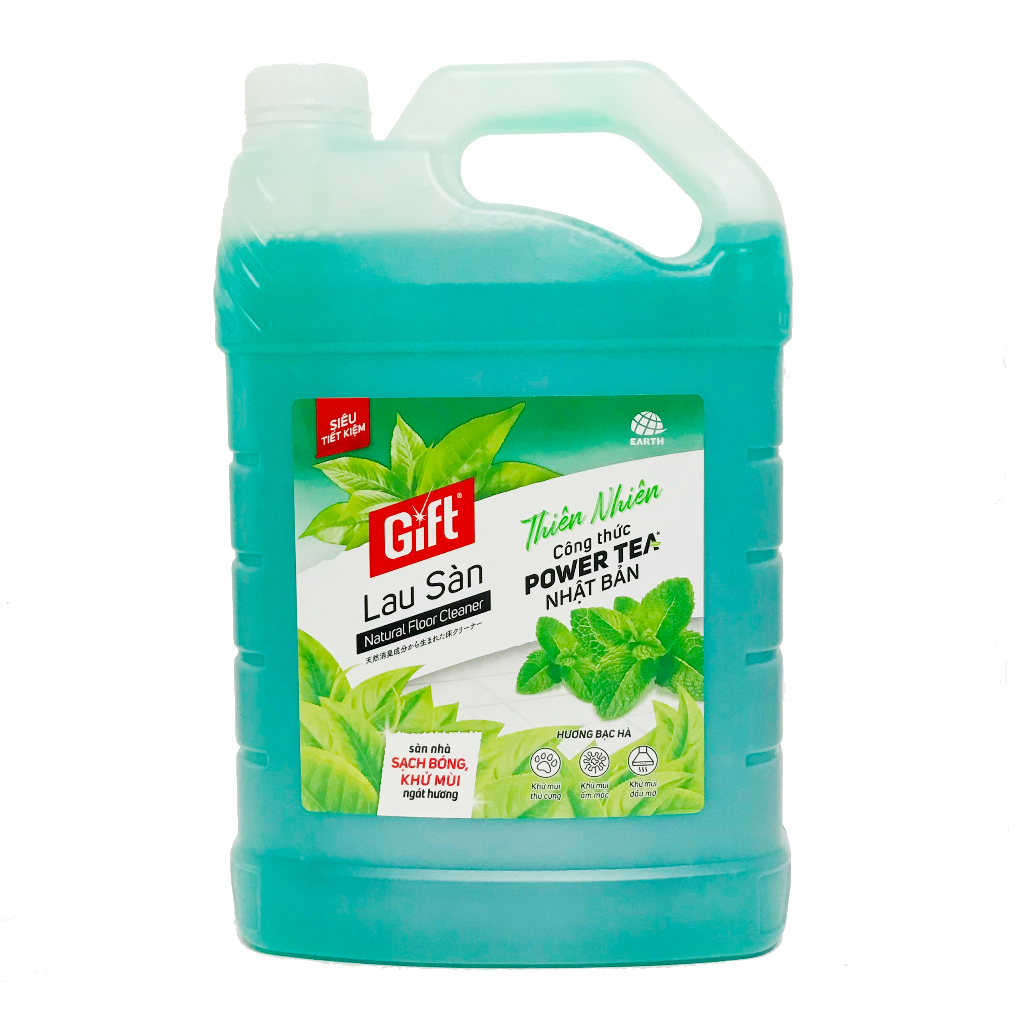 Nước lau sàn nhà Gift hương bạc hà thùng 3 can x 3,8 kg – Chuỗi Tạp Hóa Việt - Chuyên Sỉ Và Lẻ