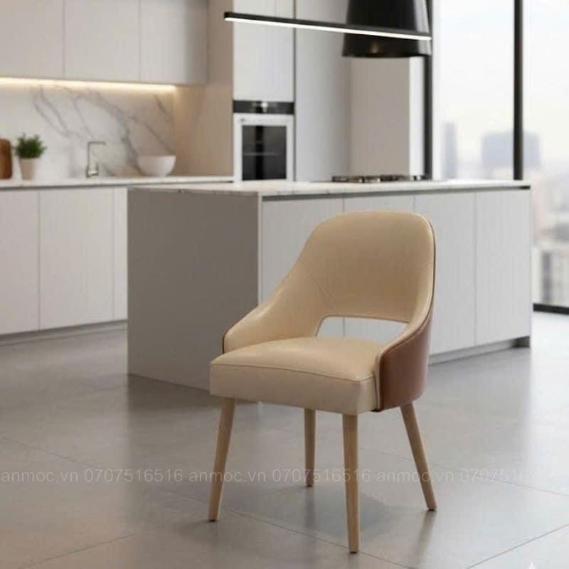 Ghế Collins Bo Cong Có Tay – Nội Thất An Mộc