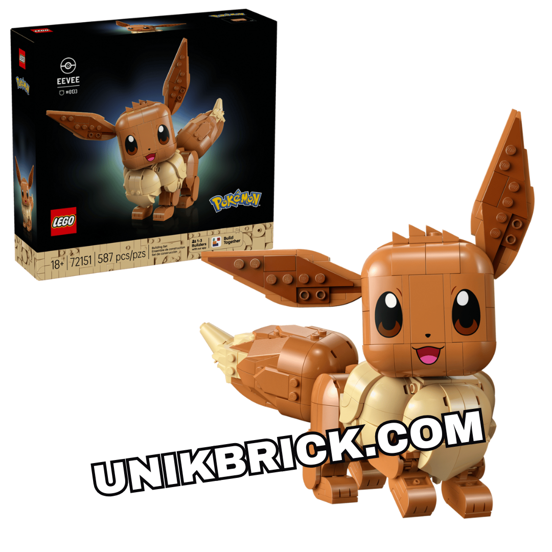 72151 LEGO Eevee Pokémon Mô Hình Eevee Phiên Bản 3D – UNIK BRICK