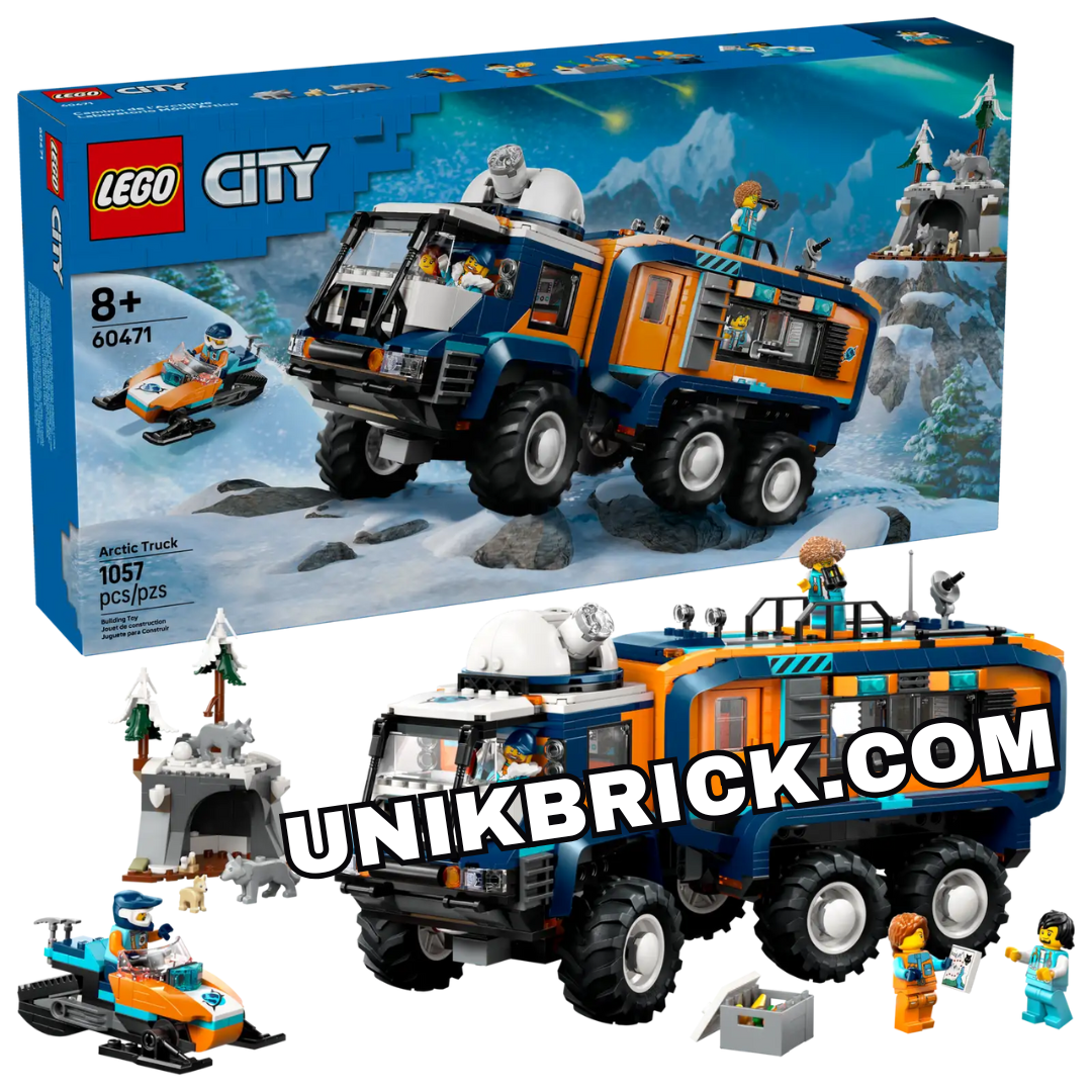 LEGO 60471 City Arctic Explorer Science Lab Truck Xe Thám Hiểm Bắc Cực ...