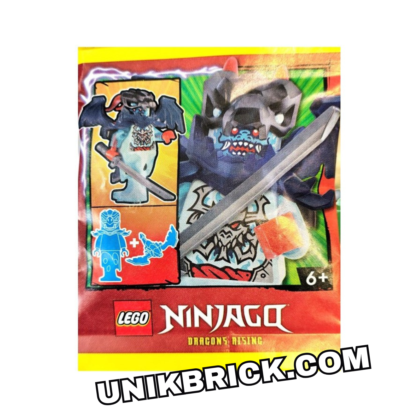 LEGO Ninjago Dragons RisingSpectral Dragonian Warrior Paper Bag 892509 ...