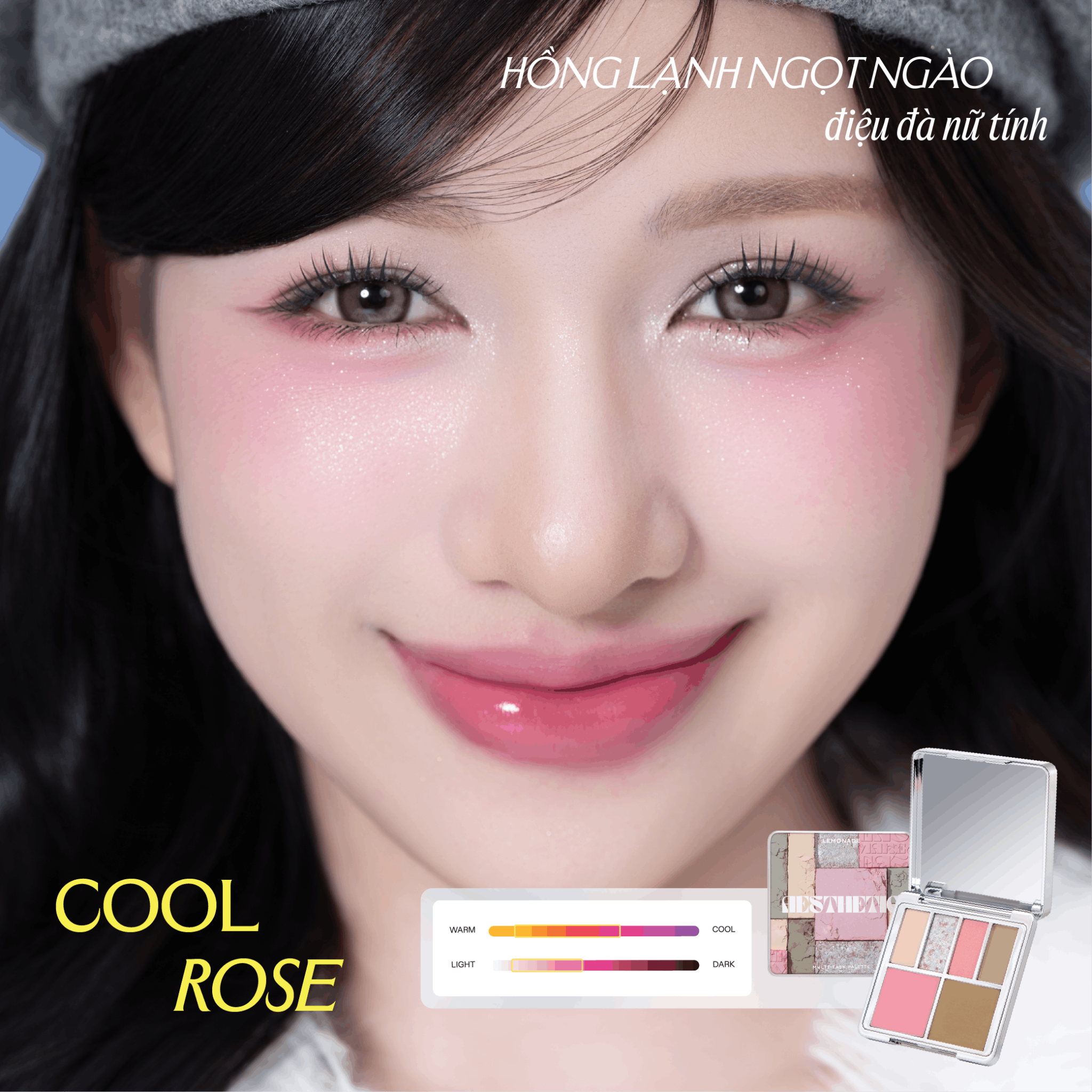 Bảng phấn mắt đa năng Lemonade Aesthetic Multi-task Palette 10.8g– LEMONADE