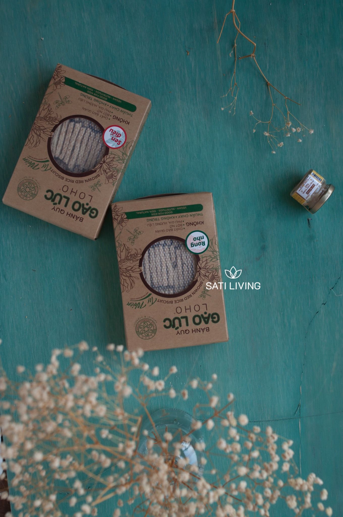 Bánh quy gạo lứt Loho – SATI LIVING