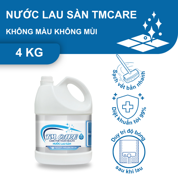 Nước lau sàn kháng khuẩn TMCARE không màu không mùi