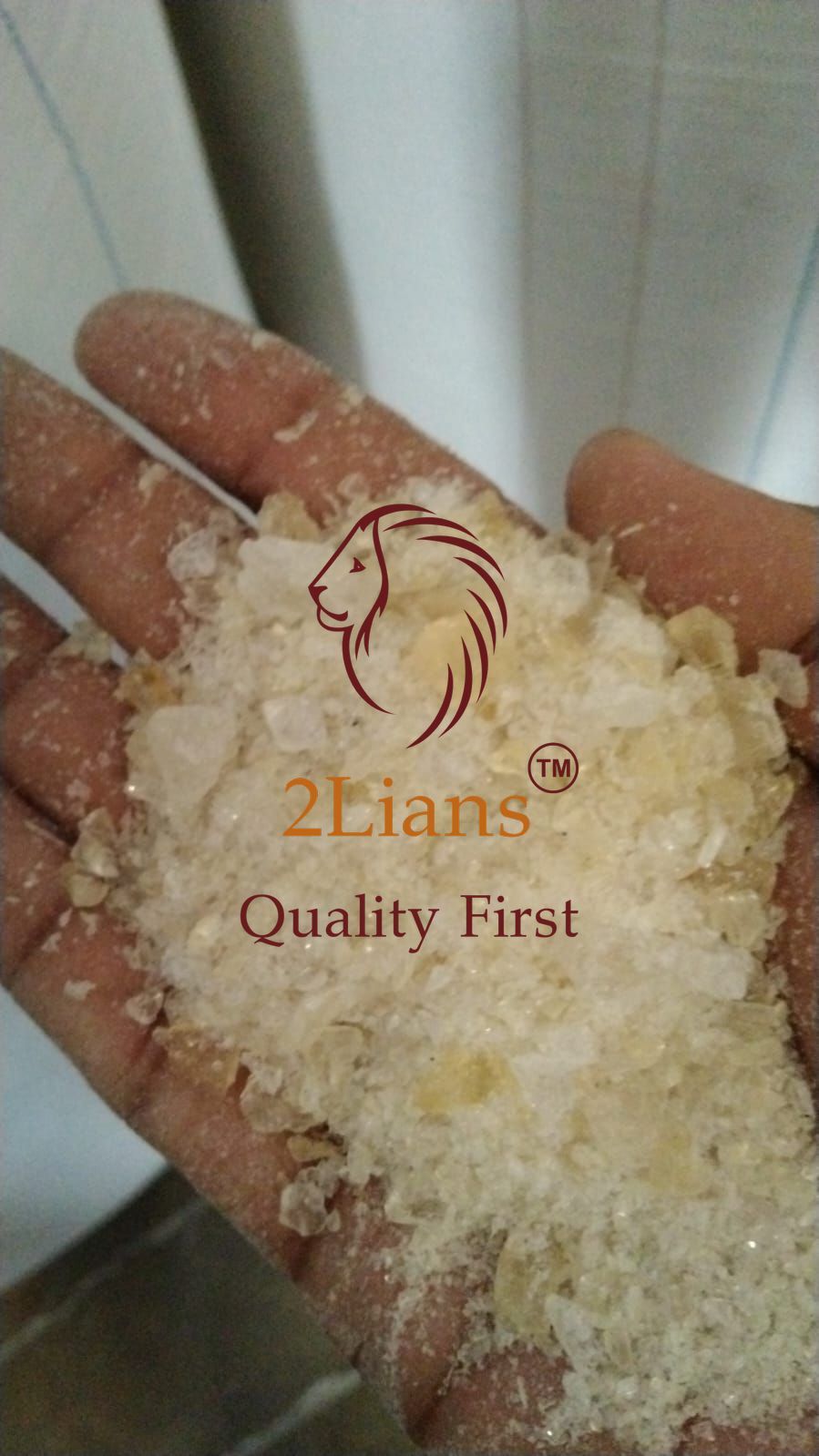 PMMA lumps regrind extrusion grade / Natural & yellowish transparent ...