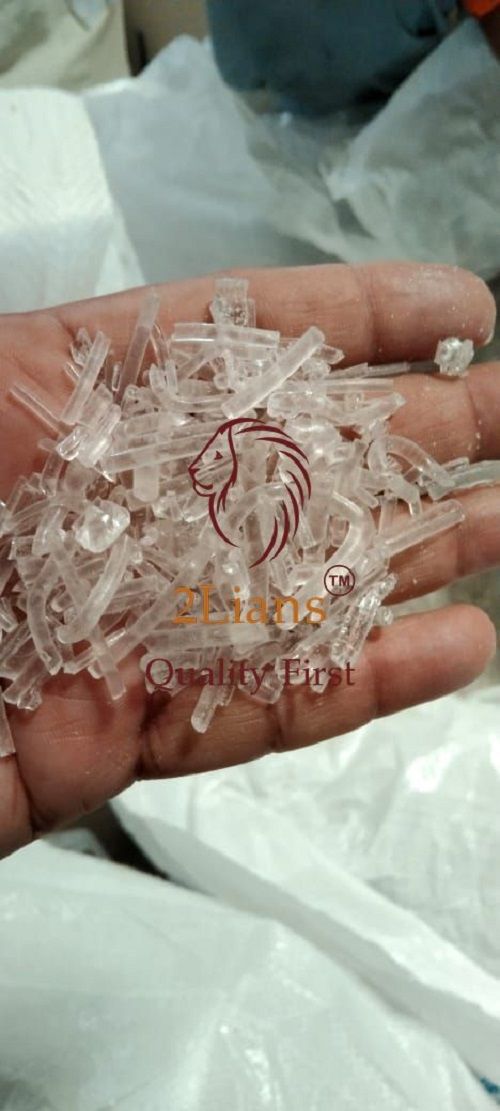 PMMA lumps regrind extrusion grade / Natural & yellowish transparent ...