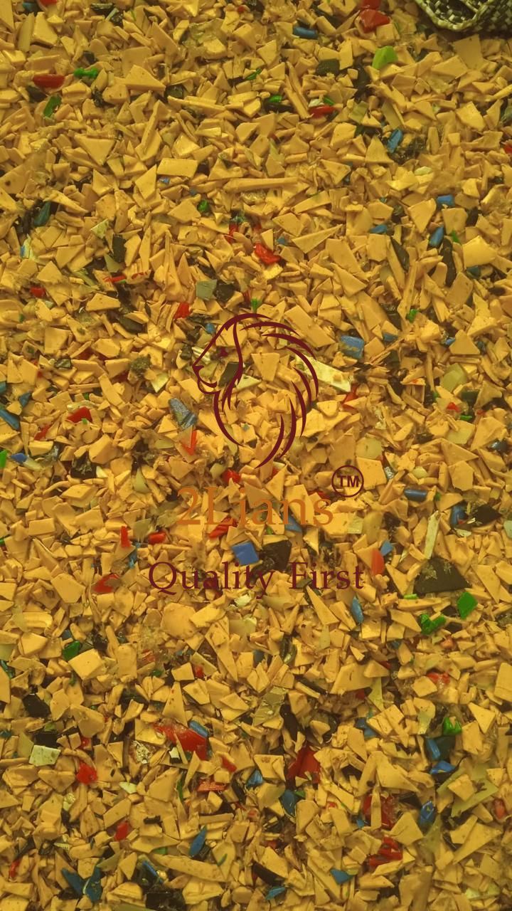 HDPE bottles 20 litters regrind mixed colors – Quality First