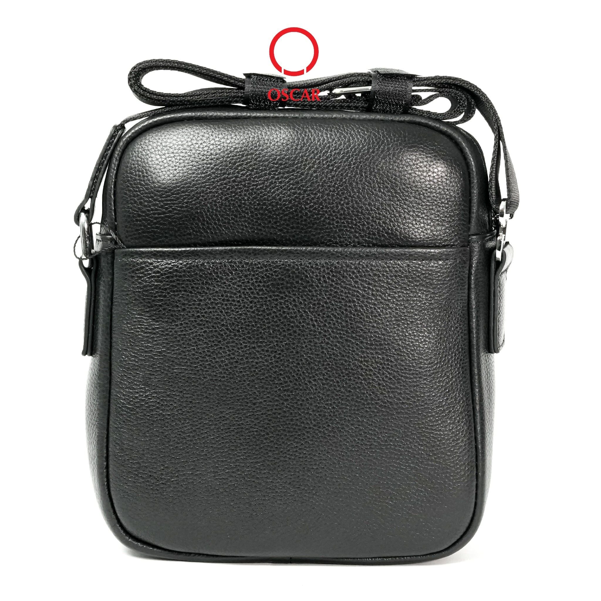 Túi Đeo Chéo Nam Oscar - 067 (Da Vân Hạt Cổ Điển, Thiết Kế Đa Ngăn Tiệ ...