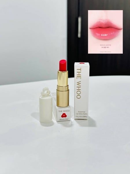 (MINI 1.3g) Son dưỡng môi The Whoo Essential Lip Glow Balm #99_BLOOM R ...