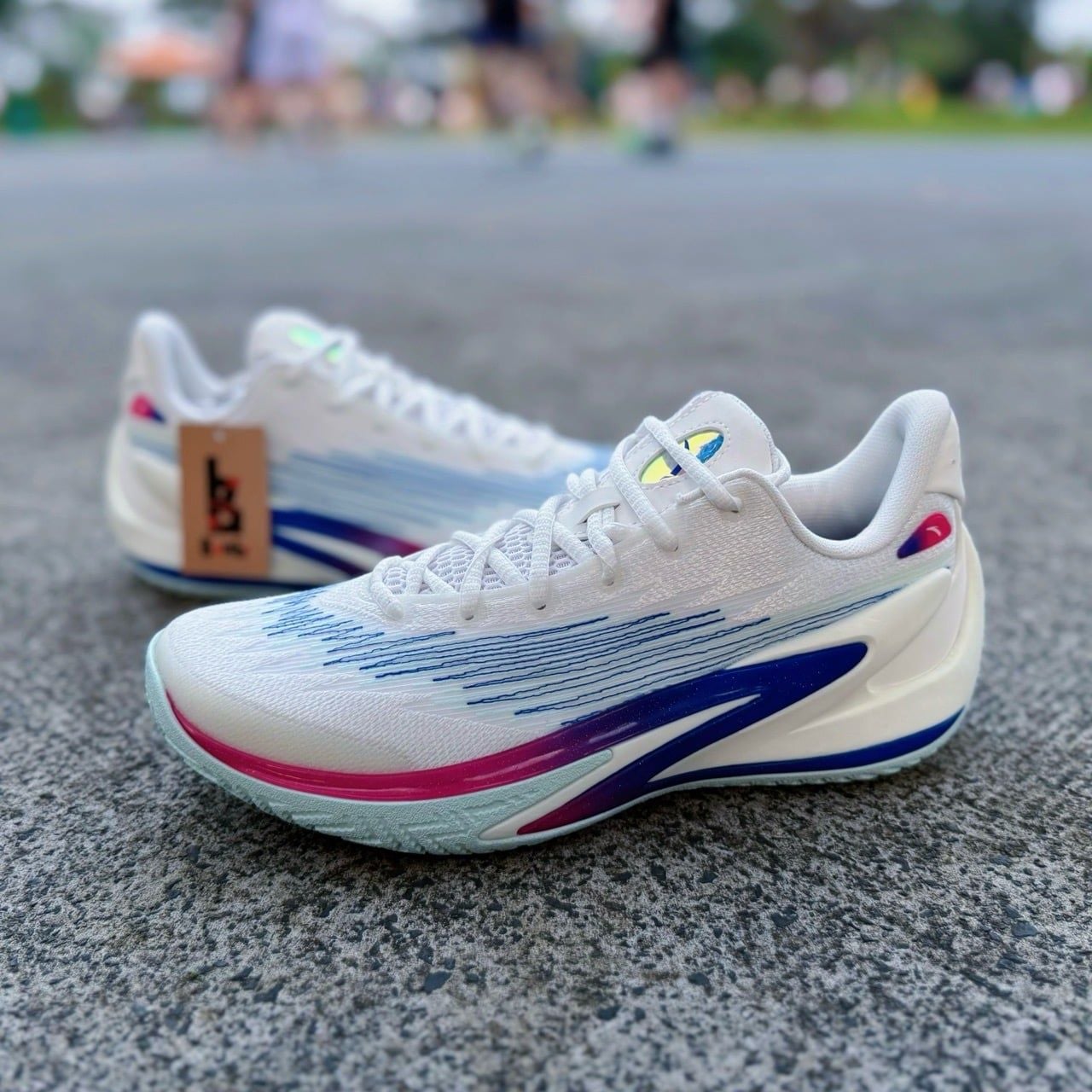Anta Attack Pro 6 White/Blue – BAMBISHOP