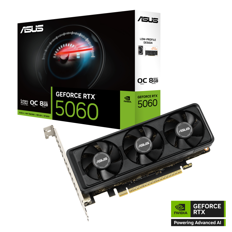 VGA ASUS GeForce RTX 5060 LP BRK 8GB GDDR7 OC Edition