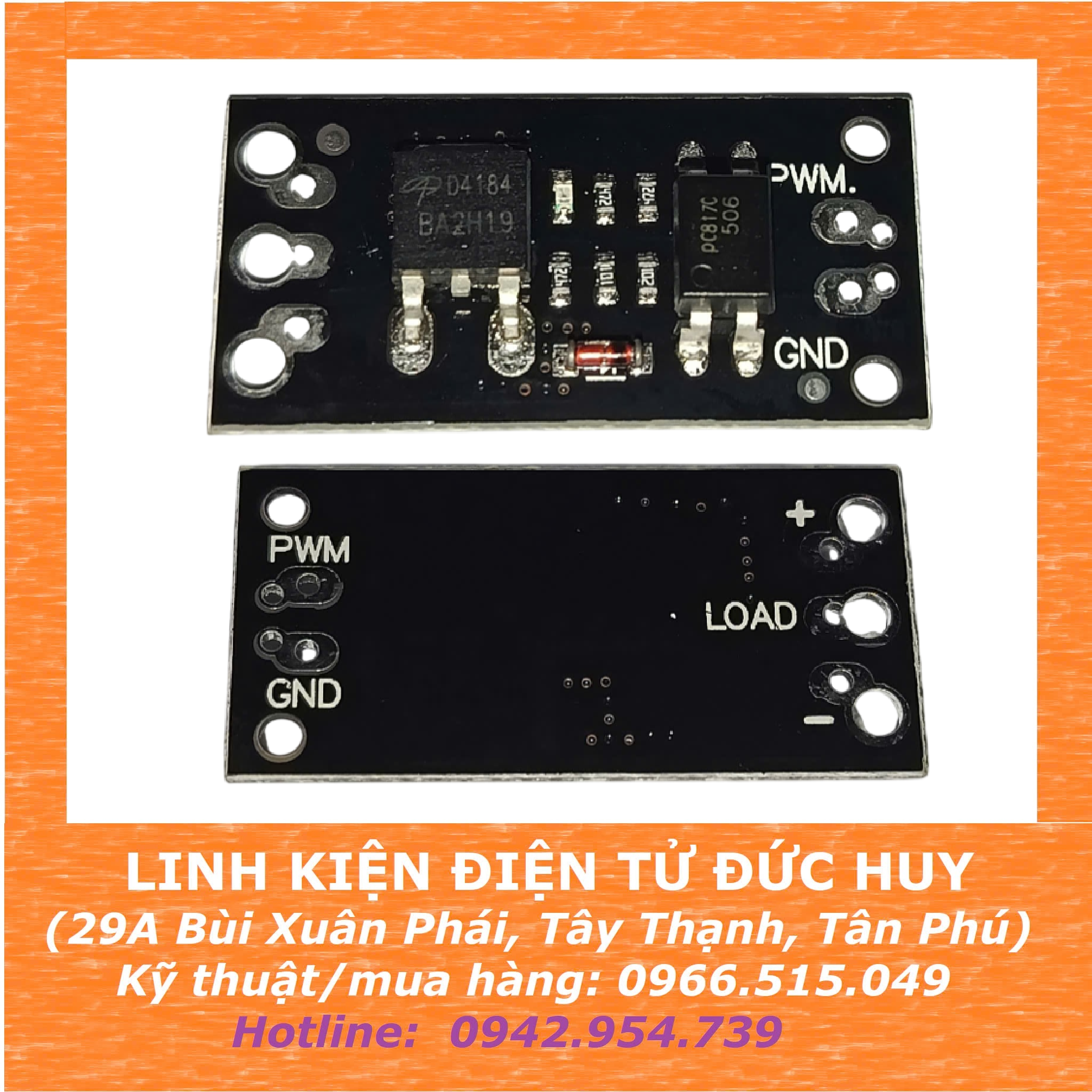 Mạch Công Suất MOSFET AOD4184 Opto Cách Ly 40V 50A – LINH KIỆN ĐIỆN TỬ ...