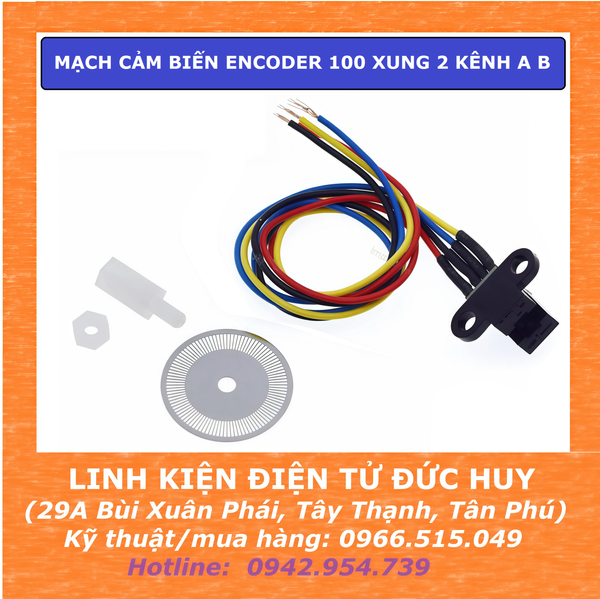 MẠCH CẢM BIẾN ENCODER 100 XUNG 2 KÊNH A B – LINH KIỆN ĐIỆN TỬ ĐỨC HUY ...