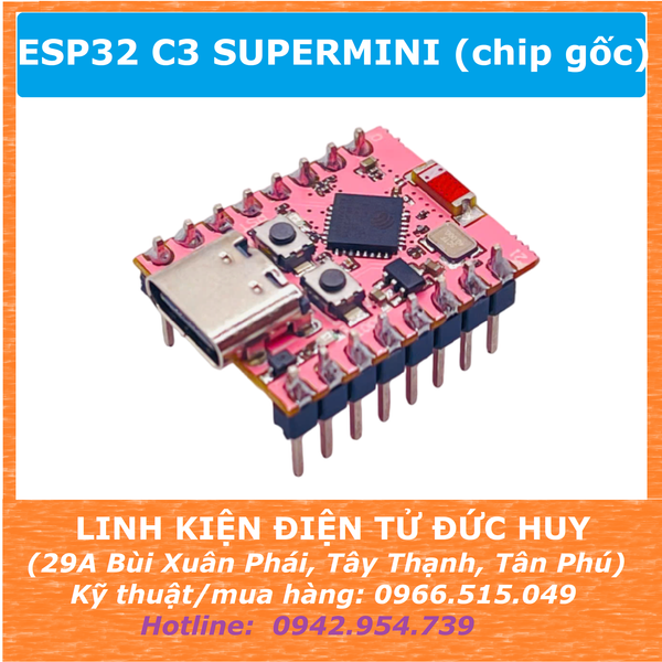 ESP32 C3 SUPERMINI WIFI BLUETOOTH LOẠI TỐT ( CHIP GỐC ) – LINH KIỆN ...