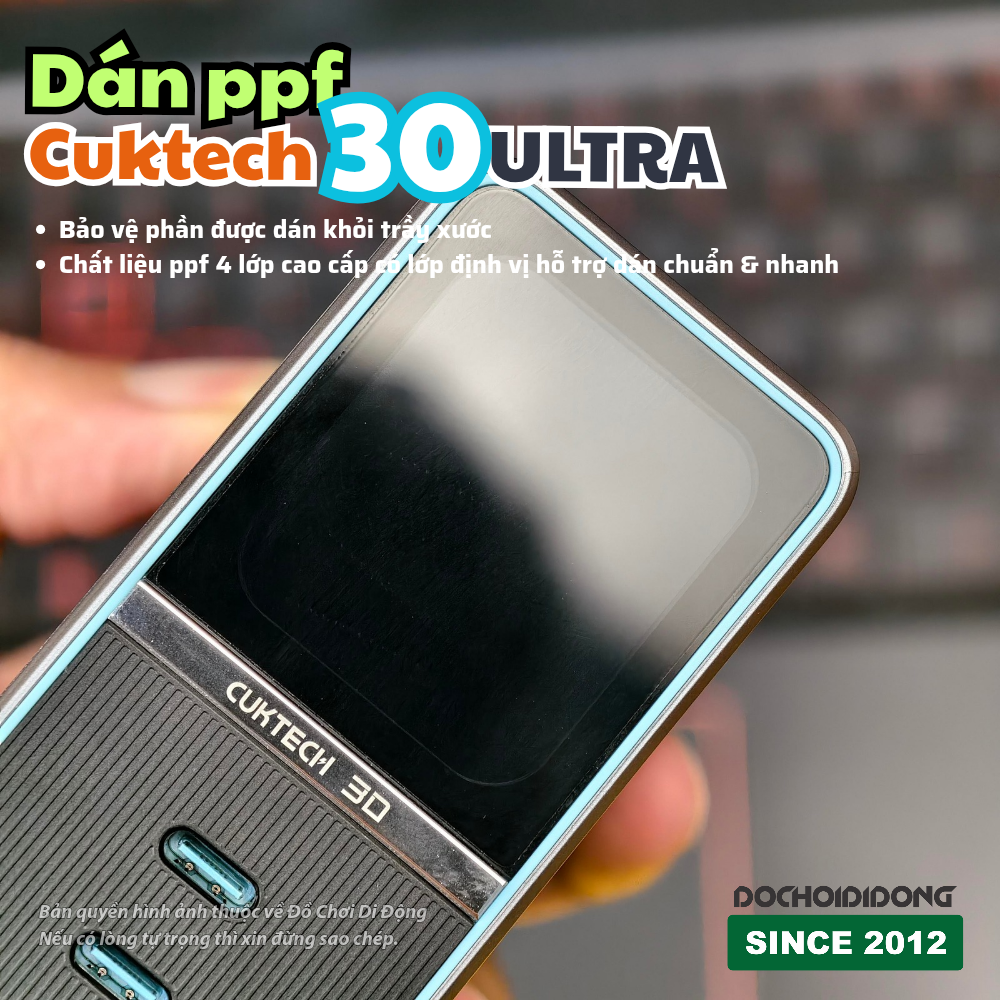 Dán PPF màn hình trạm sạc Cuktech 30 ultra TA3005U Super Power Station ...