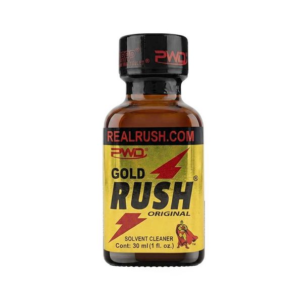 Chai hít Popper Gold Rush Original chính hãng PWD USA tăng khoái cảm