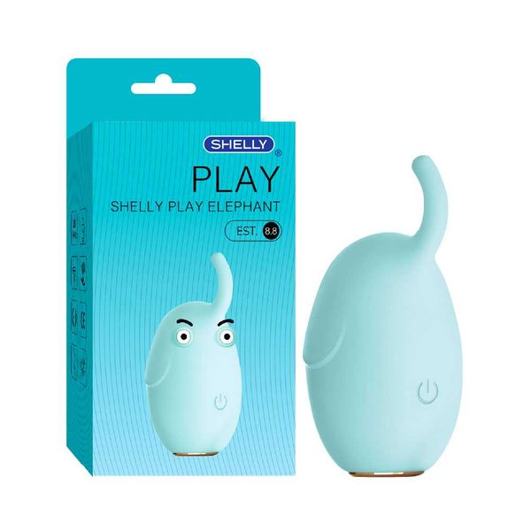 Trứng rung hình voi Shelly Play Elephant nhỏ gọn, dễ thương