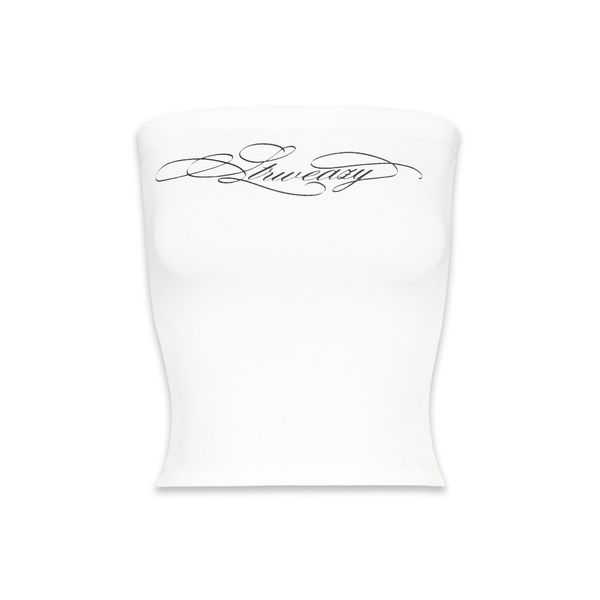 SWE FLOW TUBE TOP - WHITE – SWE (STREETWEAREAZY)