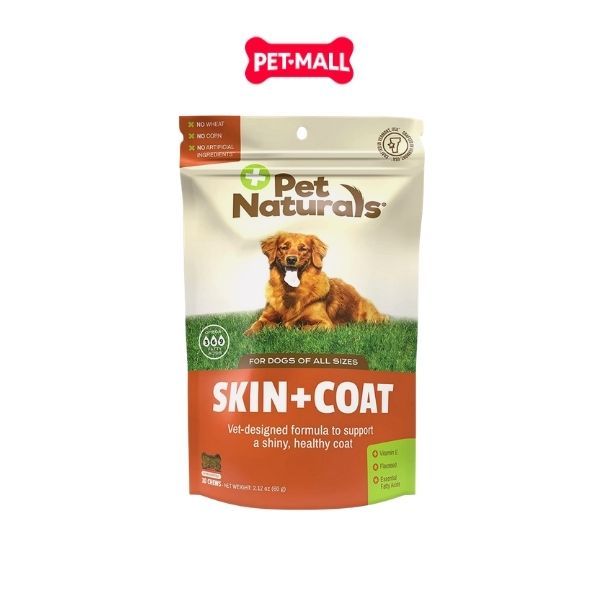Treats Pet Naturals Skin & Coat for Dogs 60g - 30 Chews - Bổ sung Vita ...