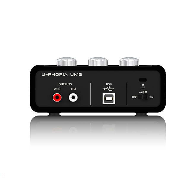 Behringer U-Phoria UM2 - Sound Card Thu Âm - Pustudio.vn