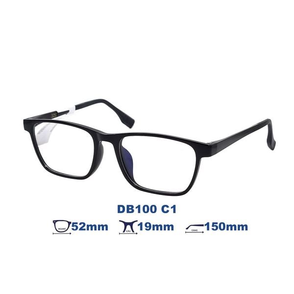 BLACK MONSTER DB100 C1 – Gọng kính đen cổ điển | Mắt Kính Liên Sơn ...