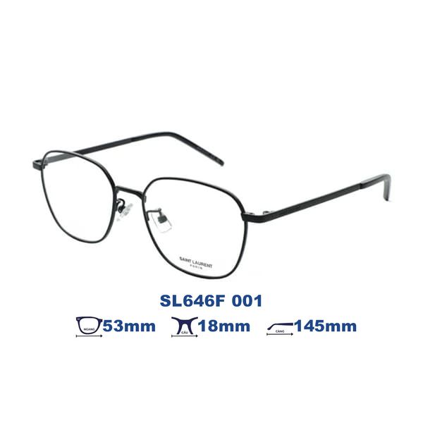 Saint Laurent SL646F 001 – Gọng đen tối giản | Mắt Kính Liên Sơn – LienSon