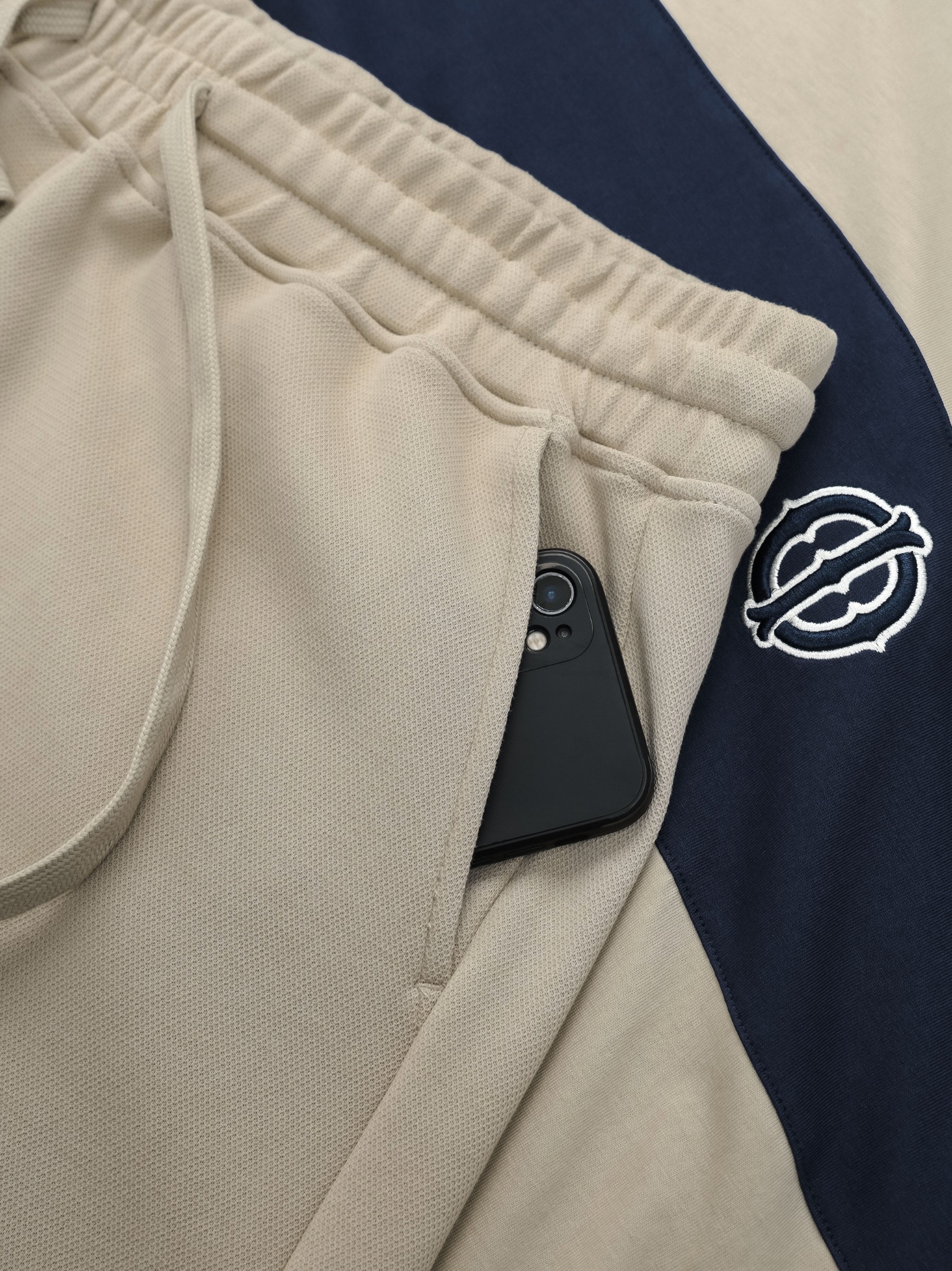 Set Đồ Ngắn Nam Embroidery IO Form regular