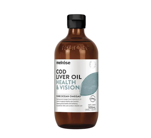 Melrose Omega Cod Liver Oil Health & Vision 500ml – Kolabuy Australia ...
