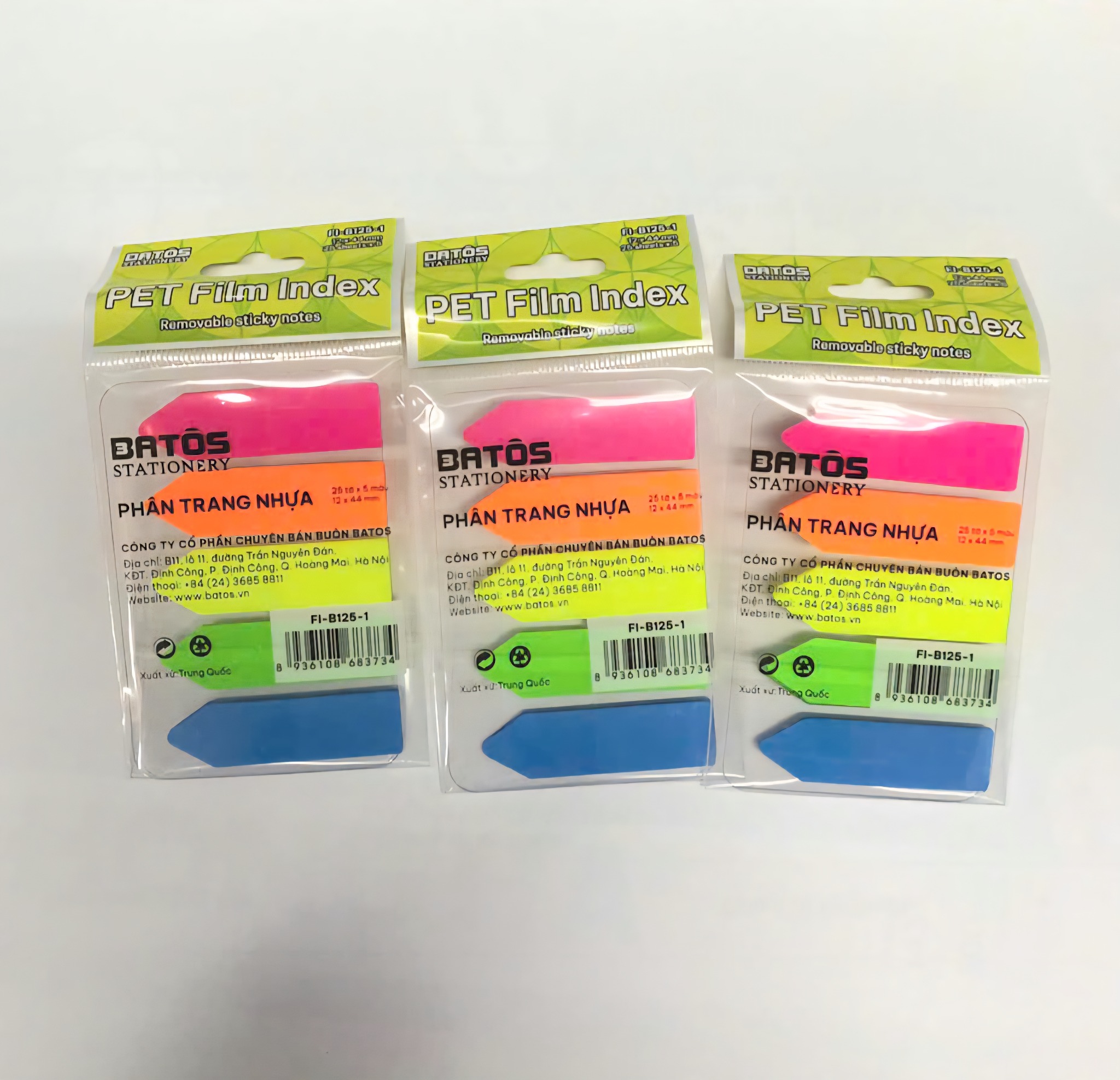 Phân Trang Nhựa Batos FI-B125-1 5 Màu – THẾ GIỚI VĂN PHÒNG PHẨM - ĐỒ ...