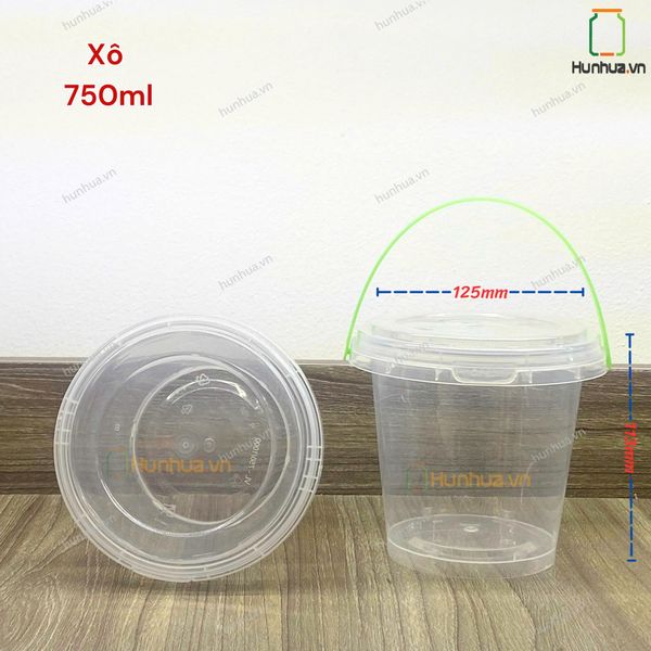 Xô Nhựa Mini 750ml Có Quai - Xô Nhựa Trà Sữa – Công Ty Nhựa Vinh Lợi