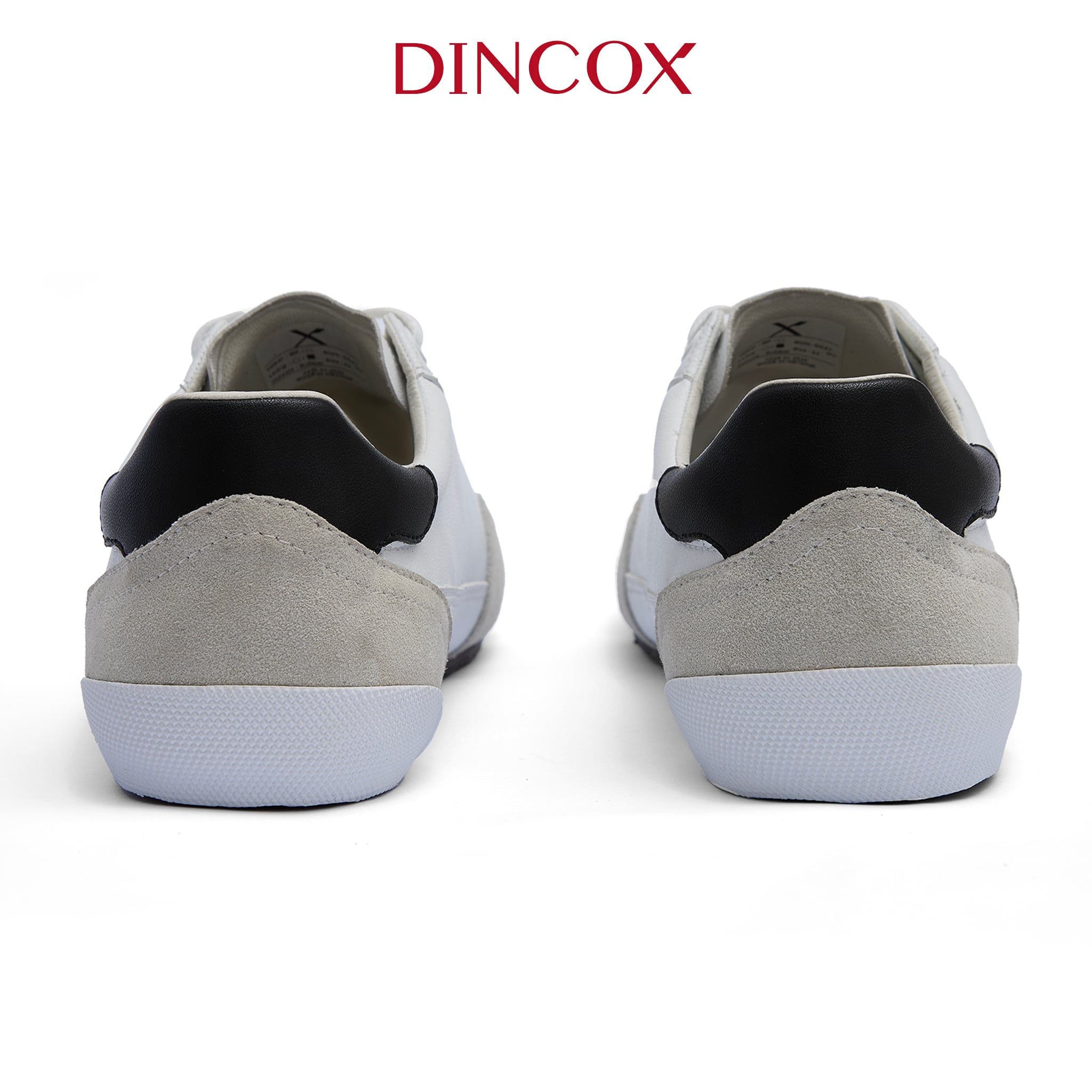 DC47 VỮNG VÀNG (WHITE/ BLACK) – DinCox Shoes