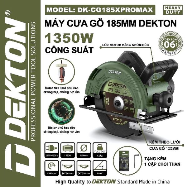 Máy cưa gỗ DEKTON DK - CG 185 X PROMAX – Oshimakhaiphat