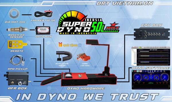 MÁY DYNO BRT VIET NAM SUPER 50L – BRT VIỆT NAM