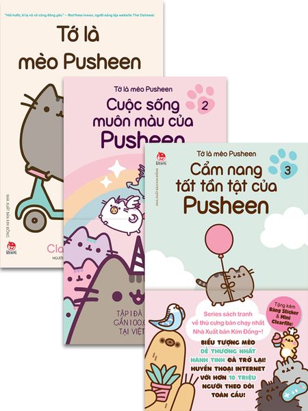 Tớ Là Mèo Pusheen Combo 3 Tập – Hikaru Shop