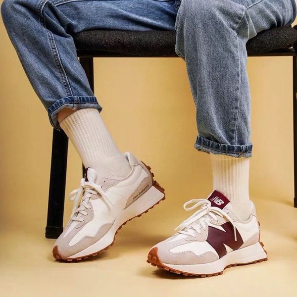 Giày New Balance 327 'White Dark Red' - WS327KA – HỆ THỐNG CỬA HÀNG ...