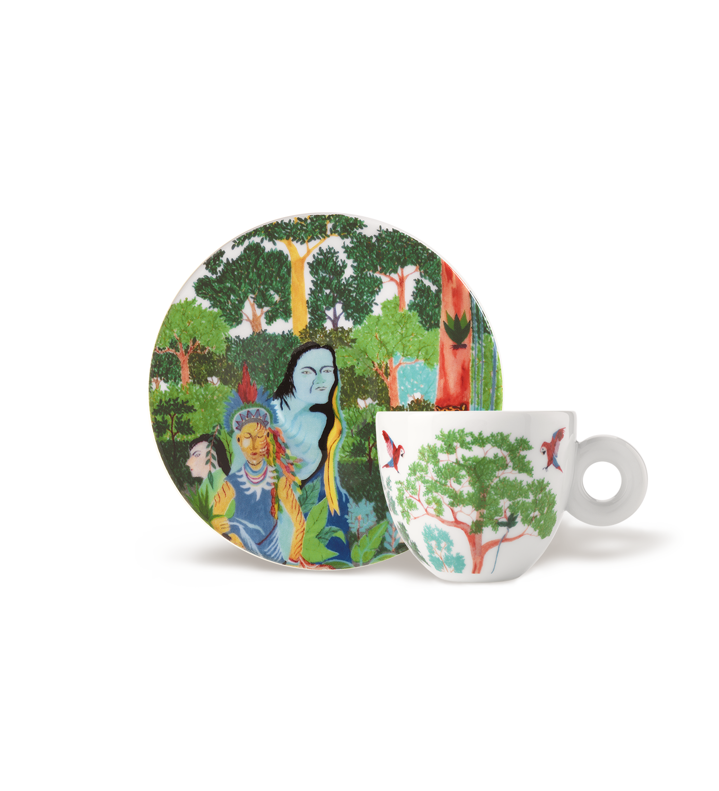 Set 4 Cappuccino Cups – Biennale Arte 2024 illy Art Collection – Apple8 ...