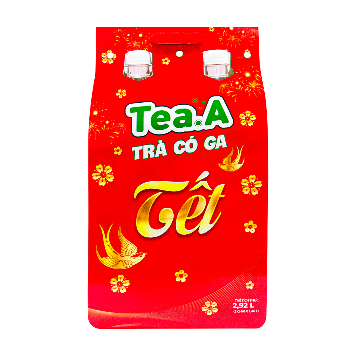 Trà Đào Có Ga Tea.A Sparkling Chai 1.46L – PHIÊN BẢN TẾT – Công ty Nước ...