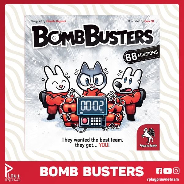 Bomb Busters - Play Plus - Board Game Việt Hóa & Quốc Tế Chính Hãng
