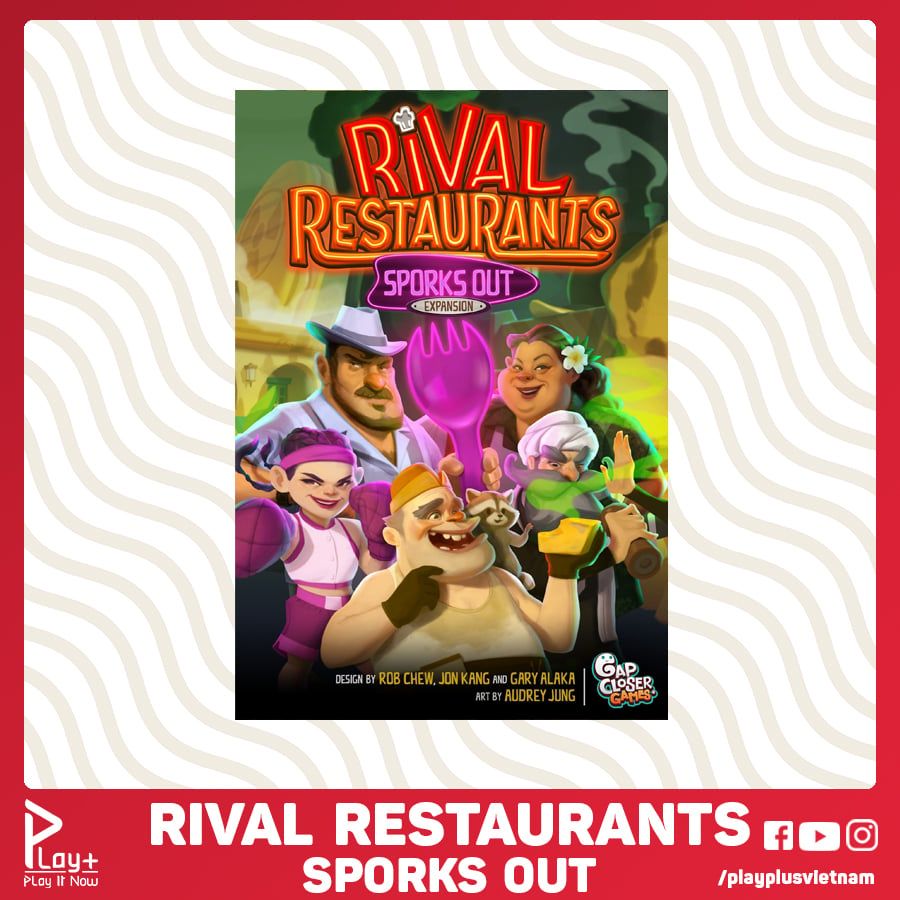 Rival Restaurants: SPORKS Out – Play Plus - Nhà phát hành Board Game